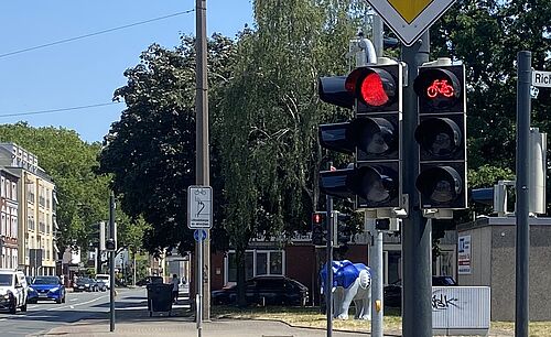 Die Ampel steht auf rot - ADFC Hamm